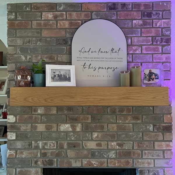 Arched Sign - Romans 8:28 - Scripture Wall Art - Grace and Mercy ...