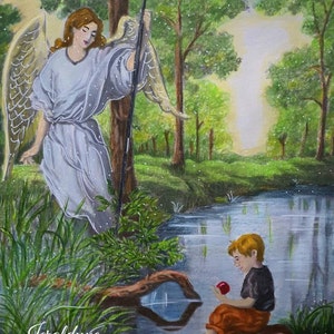 Art print fortune angel goddess abundance wealth balance | Etsy