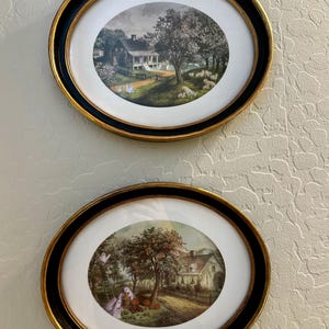 Farmhouse Spooks Print Vintage | Thrifted Art With Hand-painted Ghosts ...