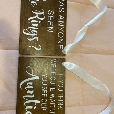 Ring Bearer Sign Nephew Ring Bearer If You Think Im Cute Wait Until You ...