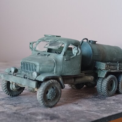 Praga V3S Water Tank Czechoslovakian Military Scales Post-war Vehicle ...