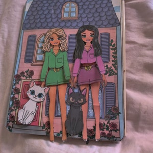 Printable Paper Doll Christmas Paper Doll Dress up Paper Doll Winter ...