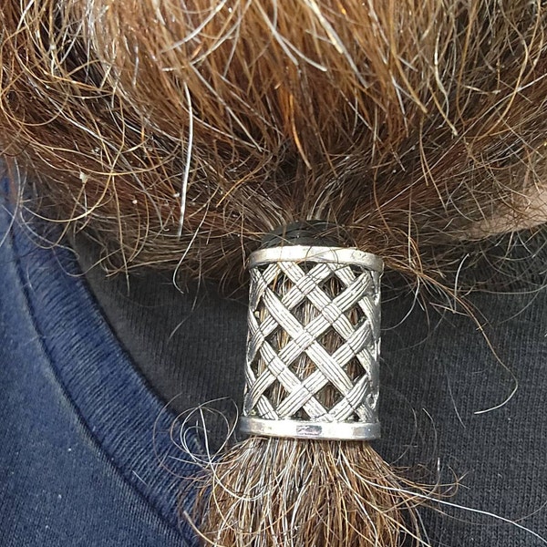Set of 12 Stainless Steel Large Dread Rings Dreadlock Beads 8mm - 10mm ...