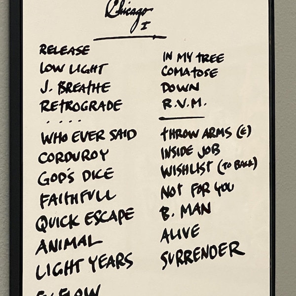 Pittsburgh | 5/16/25 | Night 1 | Setlist | Print | Custom ...