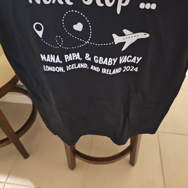 Custom Birthday Trip Shirt, Custom Destination Travel Family T-shirt ...