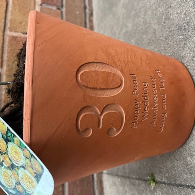 Personalised Birthday Flower Pot - Etsy UK