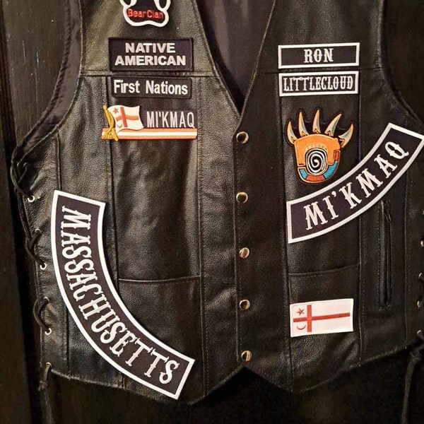 Mi'kmaq Flag Embroidered Patch - Etsy