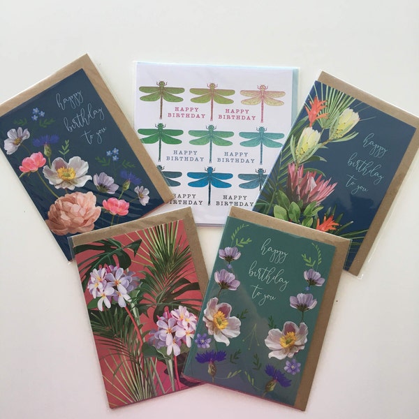 Tropical Fish Birthday Card - Butterfly Fish Card - Fish Card - Sea ...