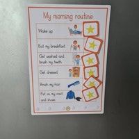 Personalised Morning Routine Chart, Bedtime Routine, Daily Routine, SEN ...