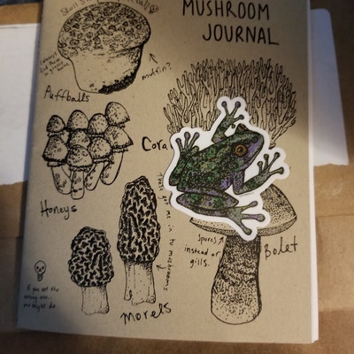 Mushroom Journal FORAGING Field Guide Notes for Edible Mushrooms Zine ...