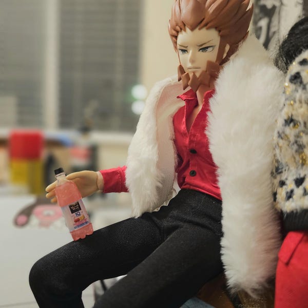 Handmade Head for FFXIV OC Character, With Figma Joint Moveable 11inch ...