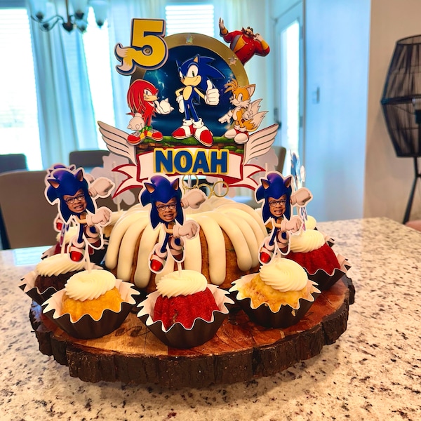Sonic and Friends Cake Topper - Etsy