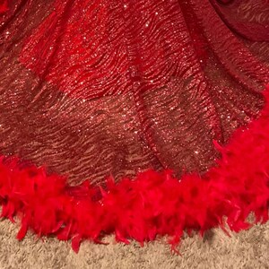 Red Satin Fabric, Silky Satin Fabric Red, Bridal Satin Medium Weight ...