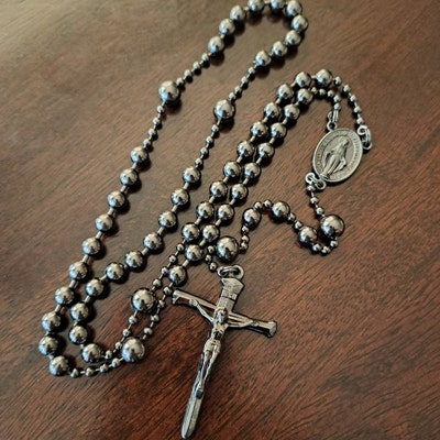 Rugged Rosaries the Living Simply Catholic Wood Rosary - Etsy