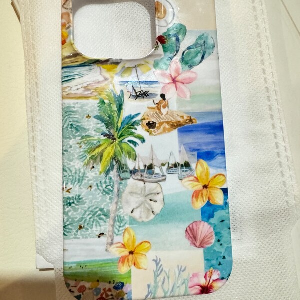 Coastal Cowgirl Summer Collage Phone Case, Turtles Seashells Aesthetics, Summer Girl Scrapbook ...