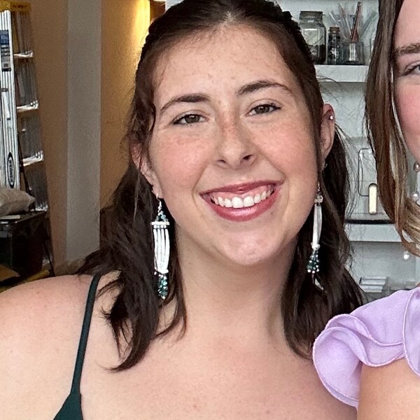 Old Time Cheyenne Pink Sunburst Rainbow and Dentalium Shell Earrings - Etsy