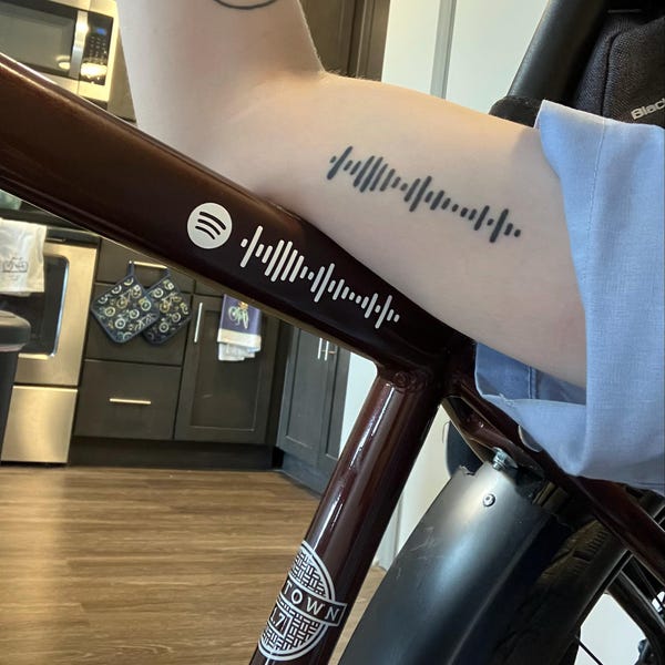 Custom Spotify Song Code Vinyl Decal - Song Code Sticker - Music Code ...