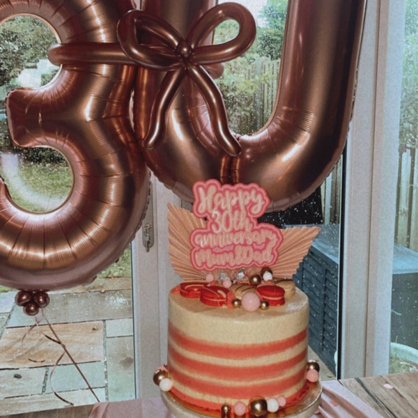 Personalised Multi-layer Cake Topper. - Etsy UK