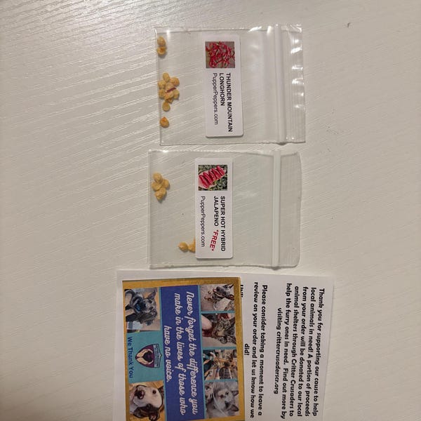 Purple Peach Carolina Reaper Rare Pepper Seeds Premium Packet - Etsy