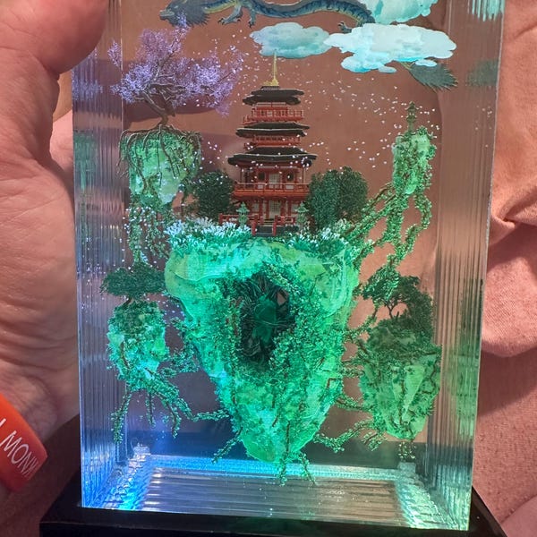 Jellyfish Swarm Resin Desk Light Underwater Scuba Epoxy Sculpture for ...