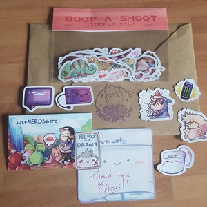 Boop a Snoot Ll Sticker Pack - Etsy UK