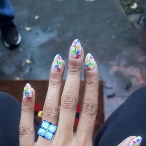 Rainbow Pride Press on Nails, Pride Flag, Queer, LGBT, Gay, Pride Nails ...