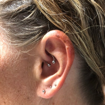 Horseshoe-circular Barbell for Earring/septum/cartilage/tragus - Etsy