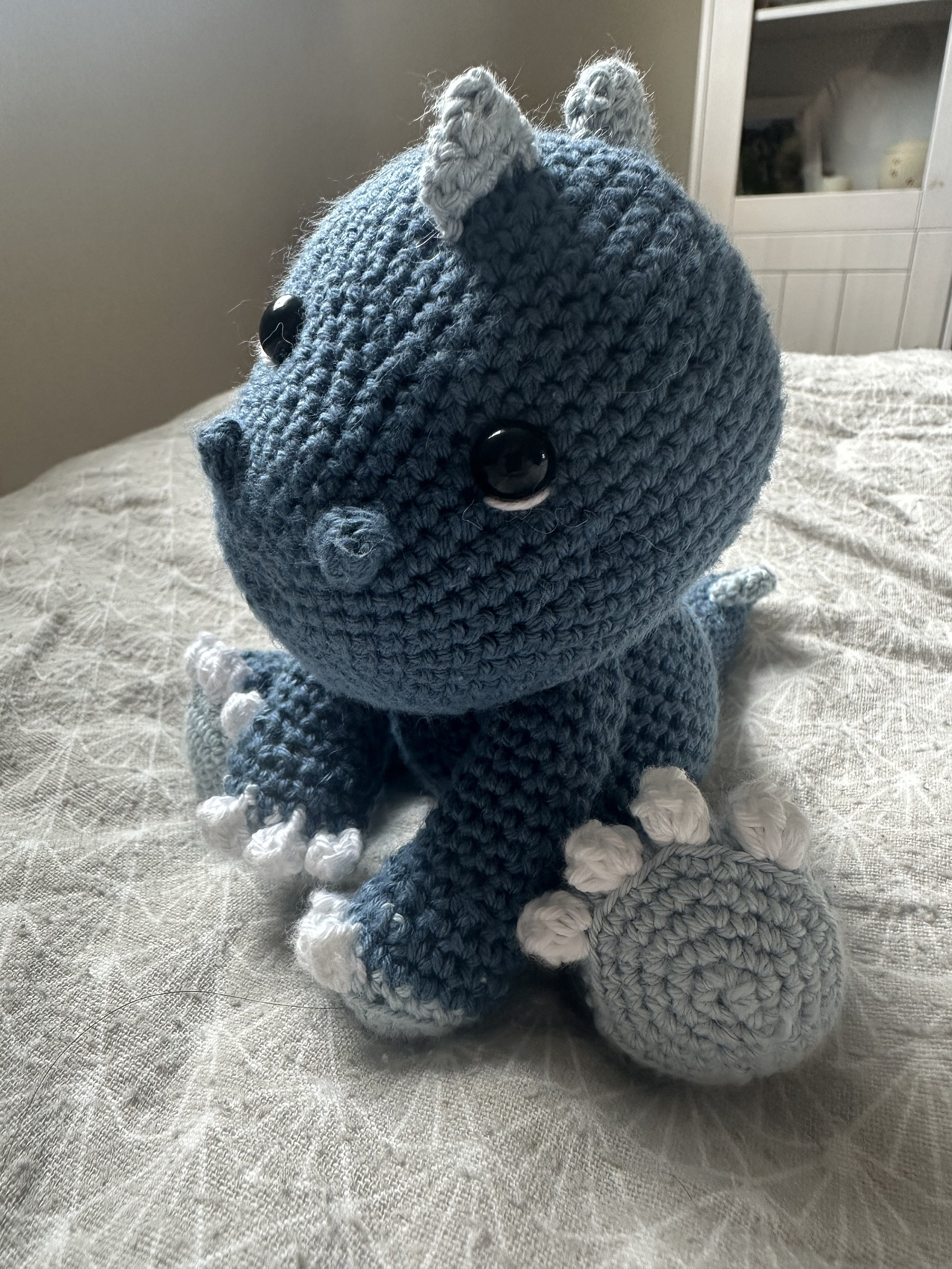 PDF DEUTSCHE Häkelnanleitung Für Den Dino "ruby", Design Von Nadelkunst ...