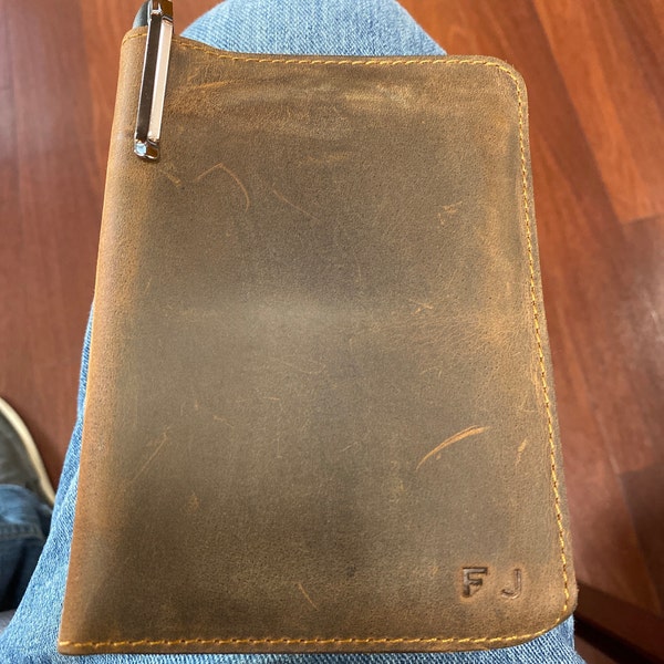 Leather Field Notes Cover. Volant Cover. Pocket Journal. Leather ...