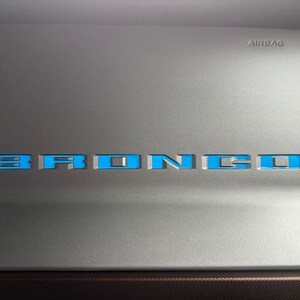 Bronco Shifter Stripe Outline Decal Graphics Overlay for 2021, 2022 ...