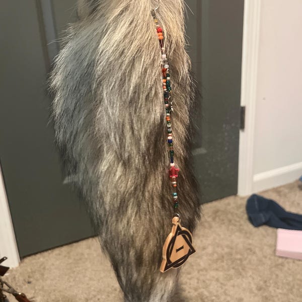 Custom Therian Beaded Accessories Keychains for Tails! - Etsy