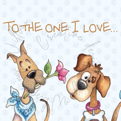 Dog Digital Art, Dog Clipart, Dog Art, Digital Art, Cute Digital Art ...