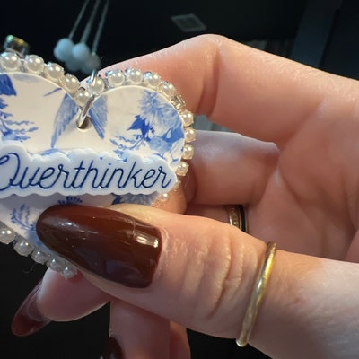 Bad Kitty Pink Christmas Tree Earrings Acrylic Earrings Christmas ...