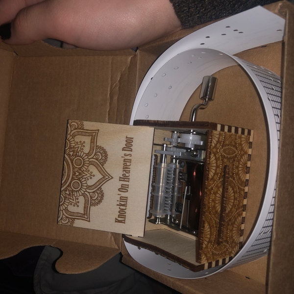 Gravity Falls Hand Crank Wood Paper Strip Music Box With Personalized ...