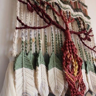 Debarked Wood Sticks Thin Macrame Hanging Dowel Different Sizes for ...