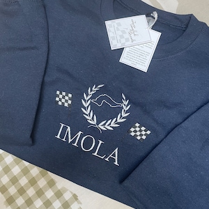 Formula 1 Motorsport Racing Track Embroidered Crewneck - Etsy