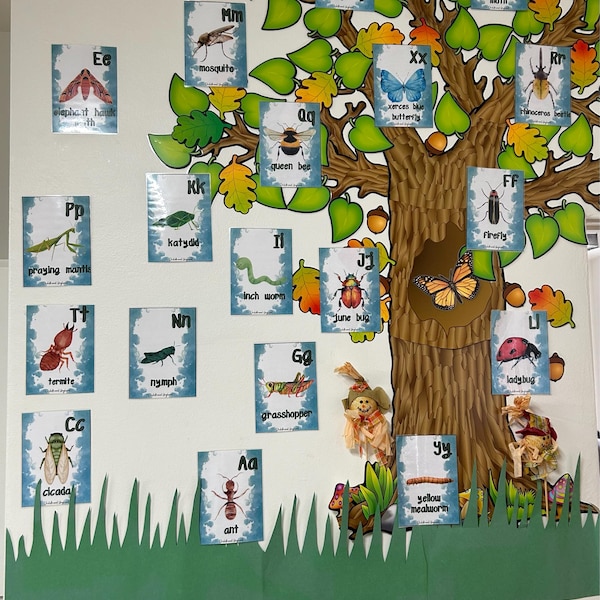 Woodland Themed Alphabet Printable | Woodland Classroom Decor ...