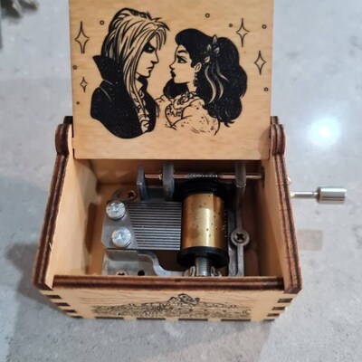 Labyrinth Music Box Hand-cranked Music Box Fantasy Music Box Mini ...