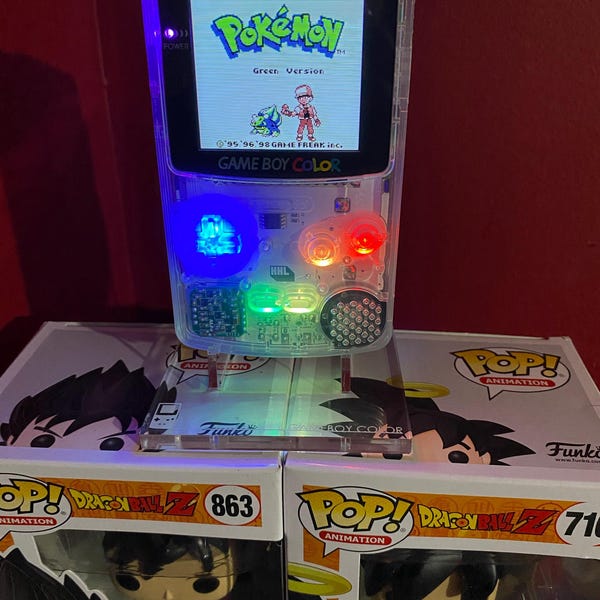 Game Boy Color XL-IPS Backlit Screen DMG Dark Custom - Etsy