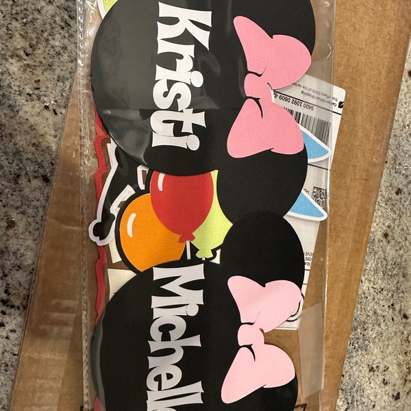 Custom Order Cheer at Disney Scrapbook Embellishments or Window ...