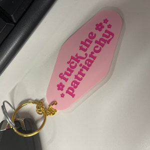 Funny Custom Keychains Trendy Unique Motel Keyring Choose - Etsy