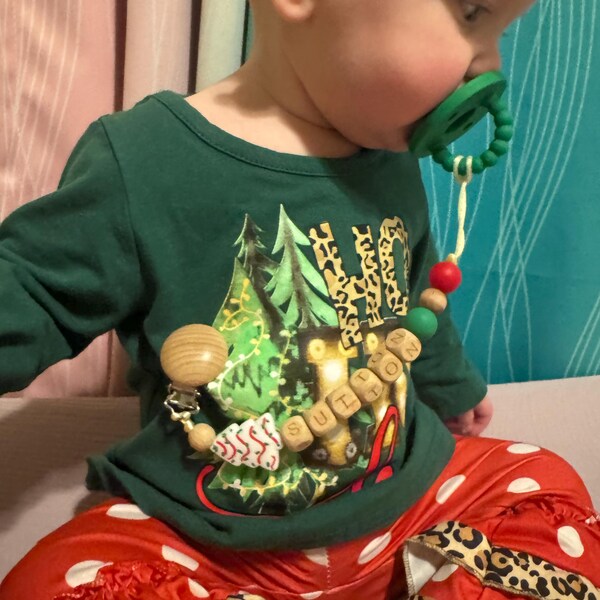 Highland Cow Pacifier Clip | Farm Pacifier Clip | Cow Dummy Clip | Cow ...