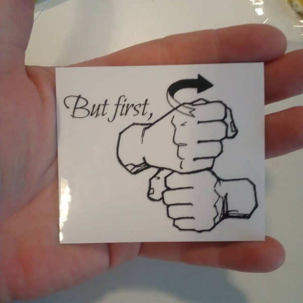 Magnet: Spill That Tea! ASL Gift for Deaf, CODA, Teacher of the Deaf ...