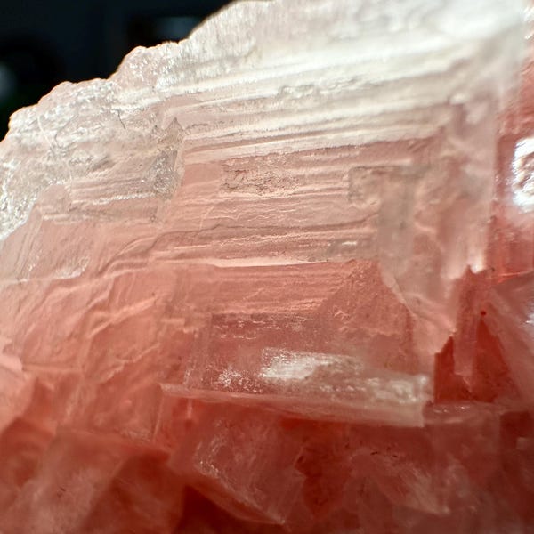 Pink Halite Crystal - Halite From Searles Lake in California - Halite ...