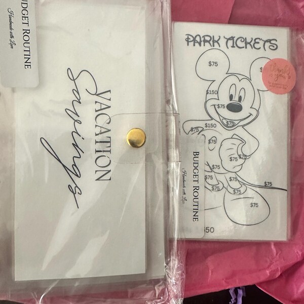 Disneyland Saving Trackers Instant Download PDF Size A6 Digital Savings ...