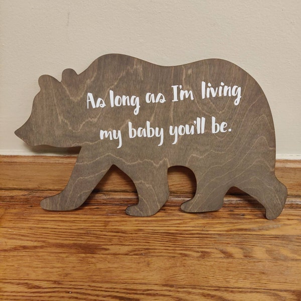 Unfinished Wooden Grizzly Bear Shape - Animal - Craft - From 1" up to ...
