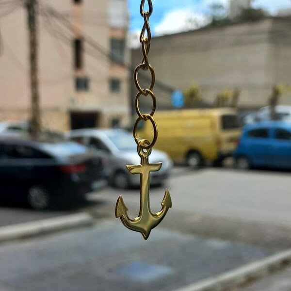Arabic Calligraphy Custom Made 18K Gold Plated Key Chain Perfect Gift ...