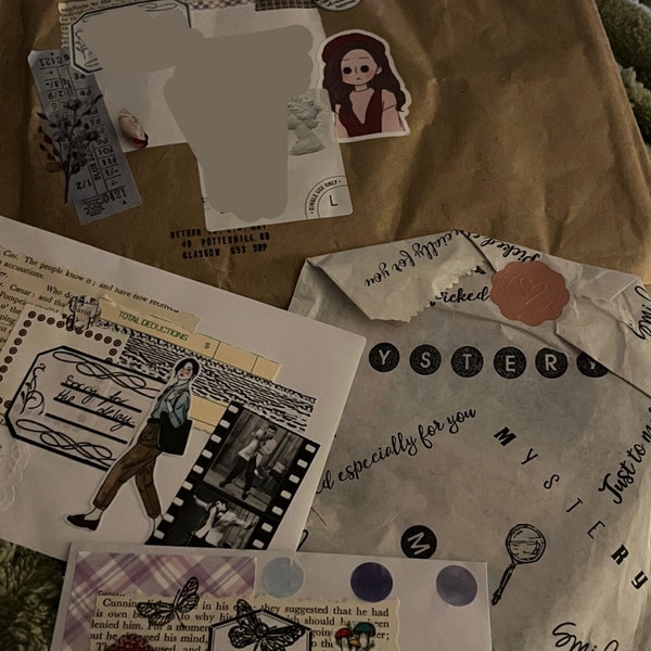 Sticker Folio, Custom Sticker Storage Booklet, Collaged Storage Folio ...