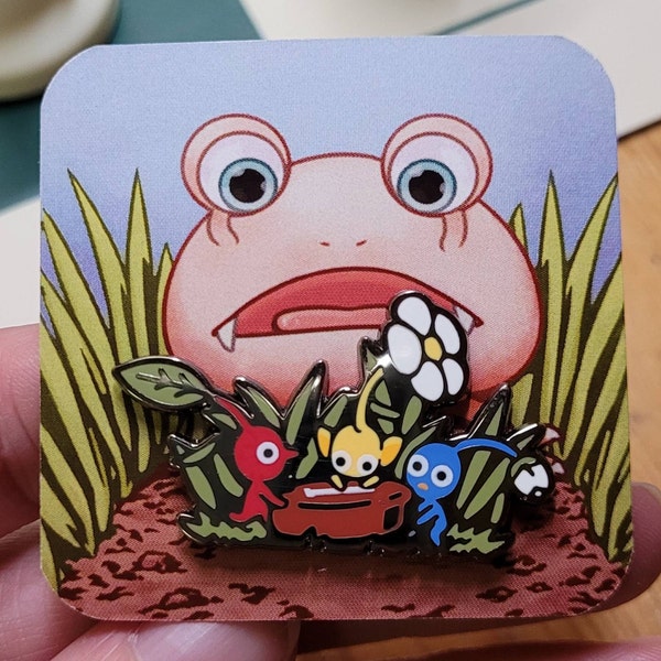 Pikmin Enamel Pin - Etsy