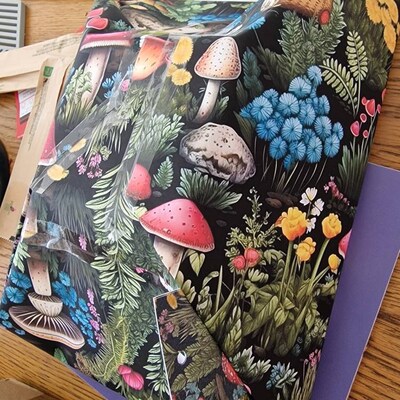 Gothic Ravens Hidden in Foliage Wrapping Paper, Mythology Witchcraft ...